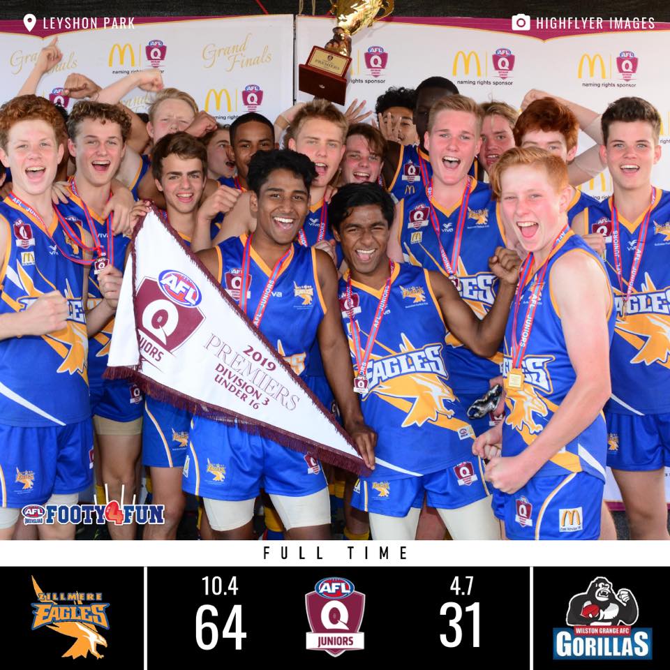 Under 16’s Champions ! | Zillmere Eagles